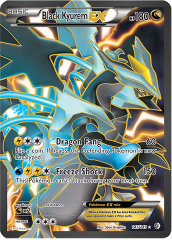 Quinn Cooper Pokemon Blaze: White kyurem full art ex and black kyurem ...