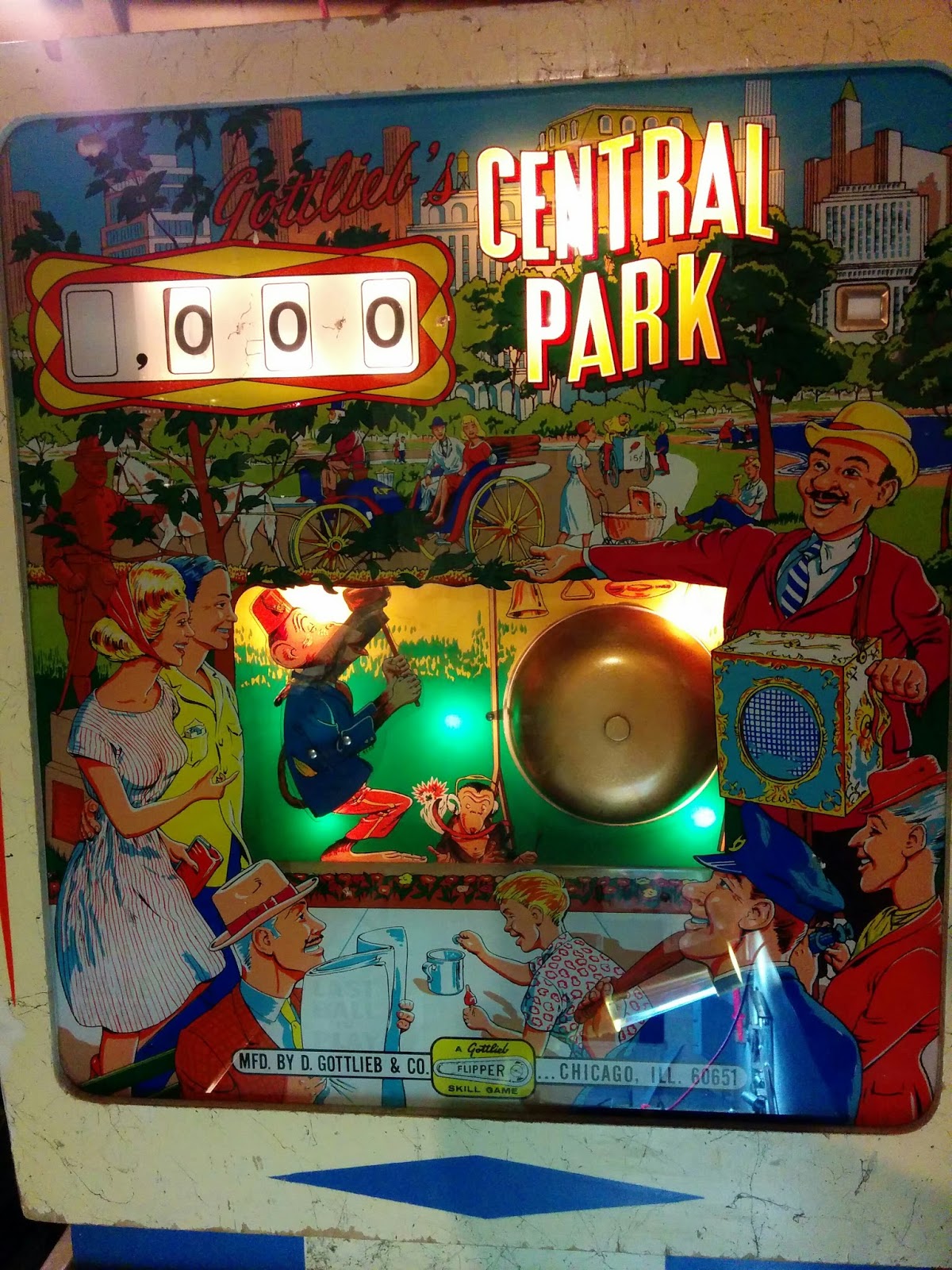 so I bought a pinball machine: Introducing... Central Park!