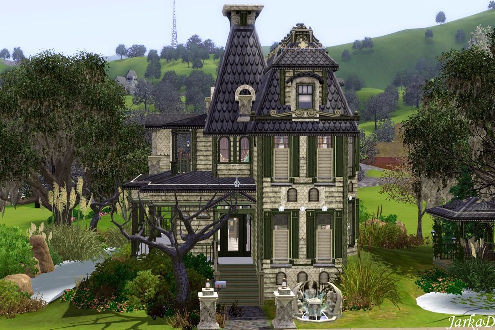 My Sims 3 Blog: Old Victorian House by JarkaD