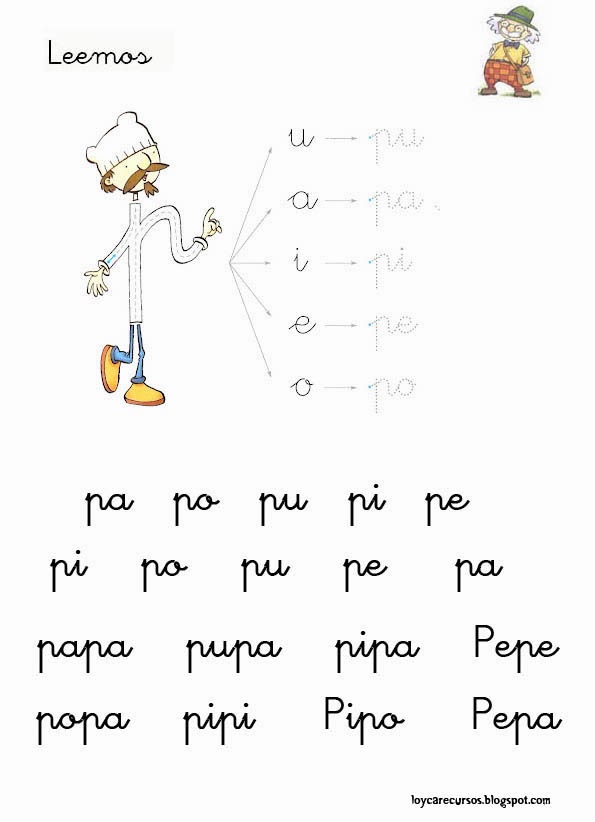 La magia de mirar: LECTOESCRITURA. LETRA P