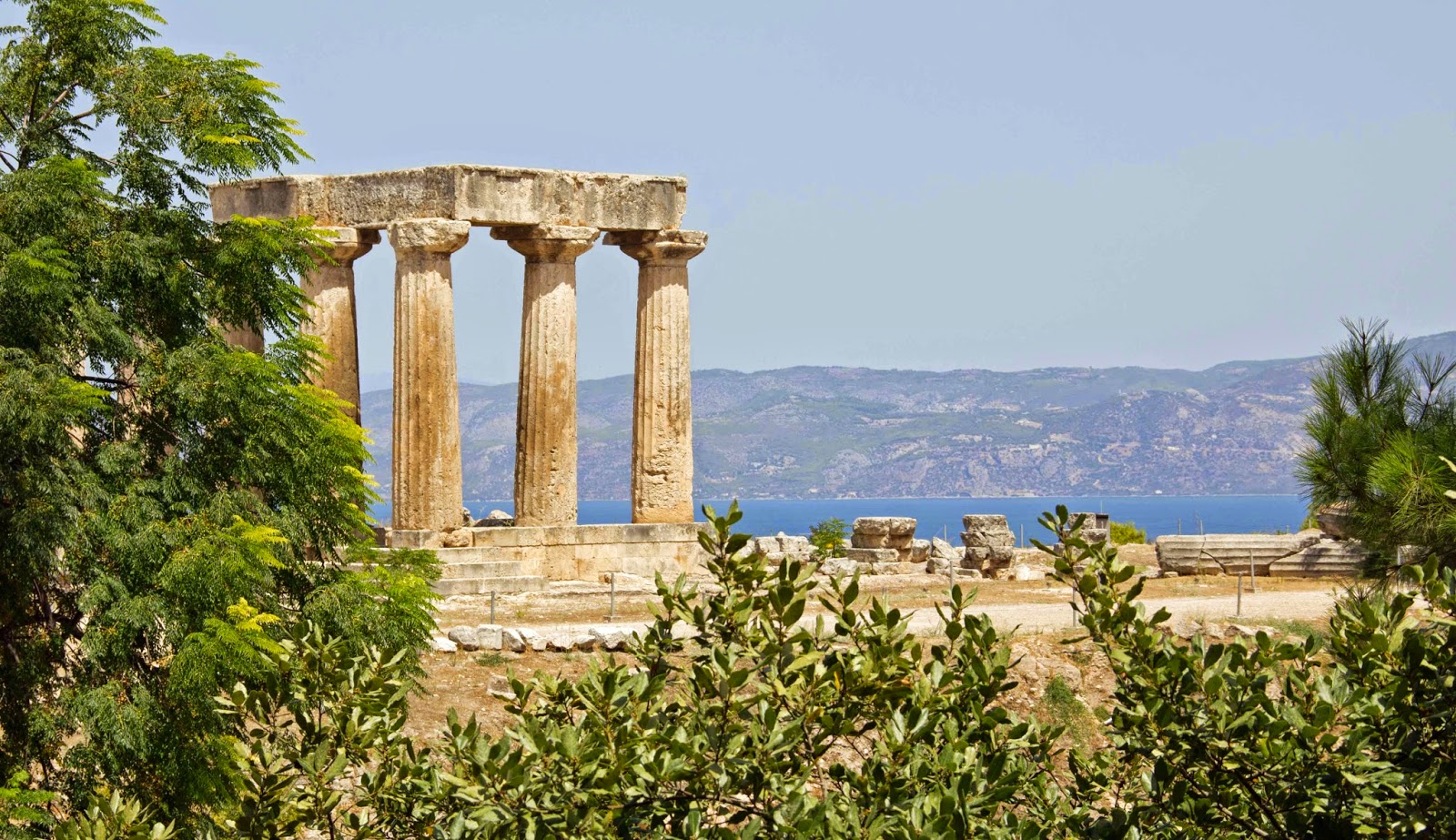 Exploring the World in 'Blue Velvet of Sark': Ancient Corinth