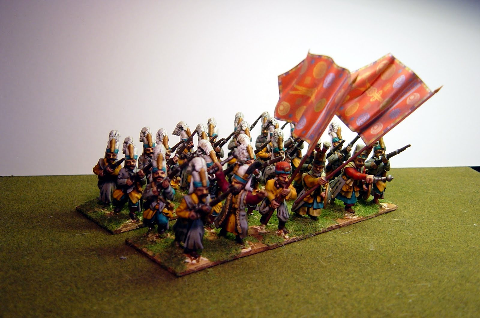 Painting Wargames Figures: Ottoman Janissaries