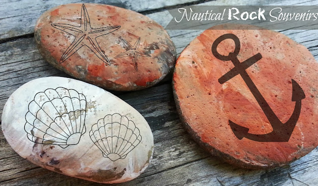 DIY - Nautical Rock Souvenirs