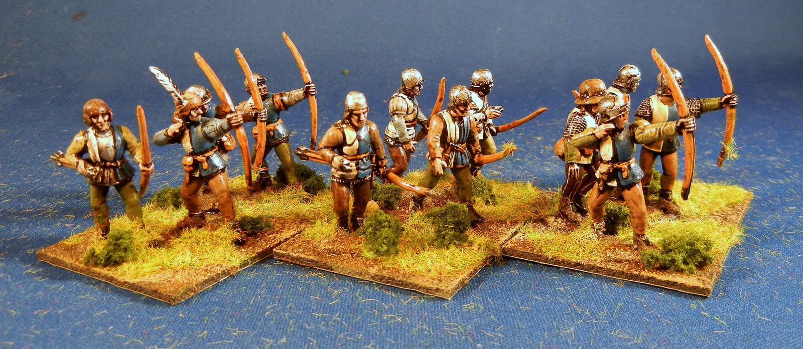 Bob's Miniature Wargaming Blog: 28mm HYW English Archers