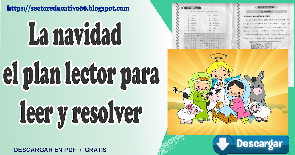 La Navidad el mejor plan lector para leer y resolver ~ sectoreducativo60