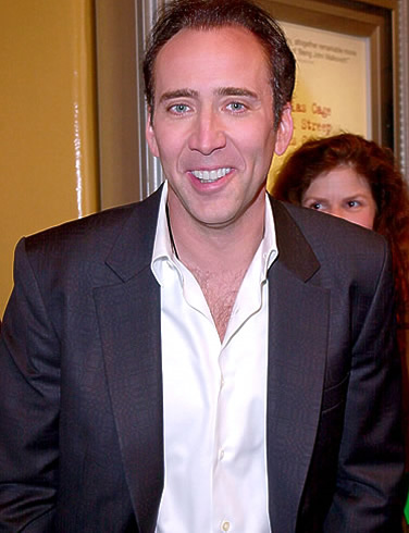 CELEBRITES ET STARS: Nicolas Cage