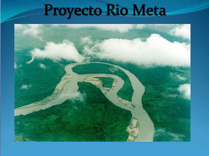Catedra De Construccion II Fines Academicos: Navegabilidad Del Rio Meta