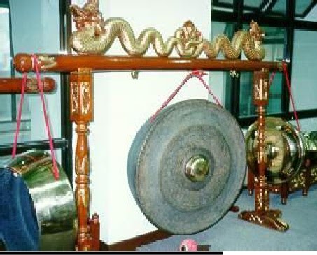 Gong alat musik pukul yang terkenal di Asia Timur
