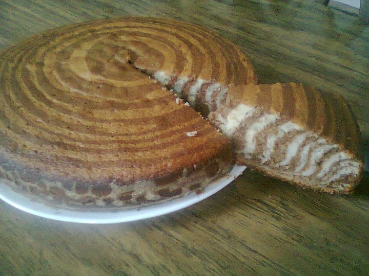 Recepti: Zebra kolac