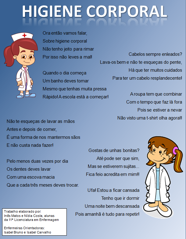 Biblioteca Escolar: Higiene Corporal