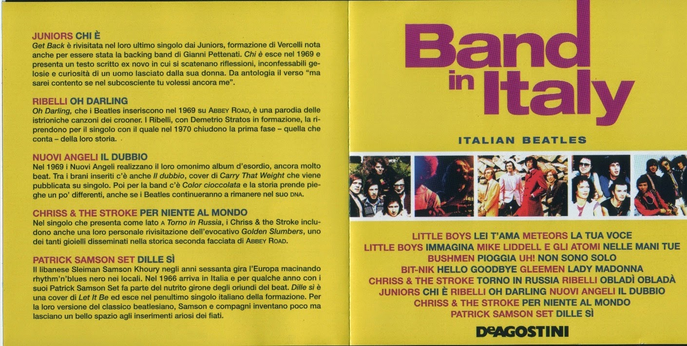 VERSO LA STRATOSFERA: Serie Italian Covers Vol.1 e mezzo - Band in ...