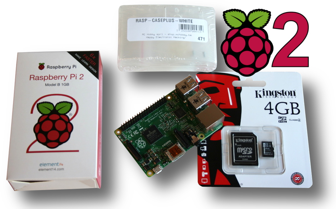 Nouveaux kits Raspberry-Pi 2 chez MCHobby - MCHobby - Le Blog