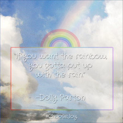 Gitz: Choose Joy Day 17 -- Joy in the Rainbow...