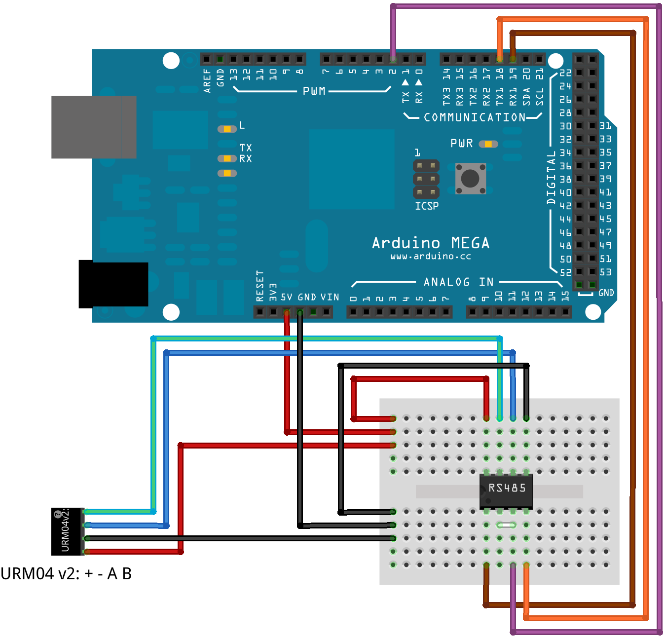 Tungsten Owl: Connecting URM04 v2.0 ultrasonic sensor to Arduino