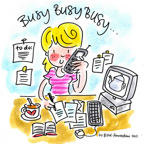 wegschuld : Druk, drukker, drukst.