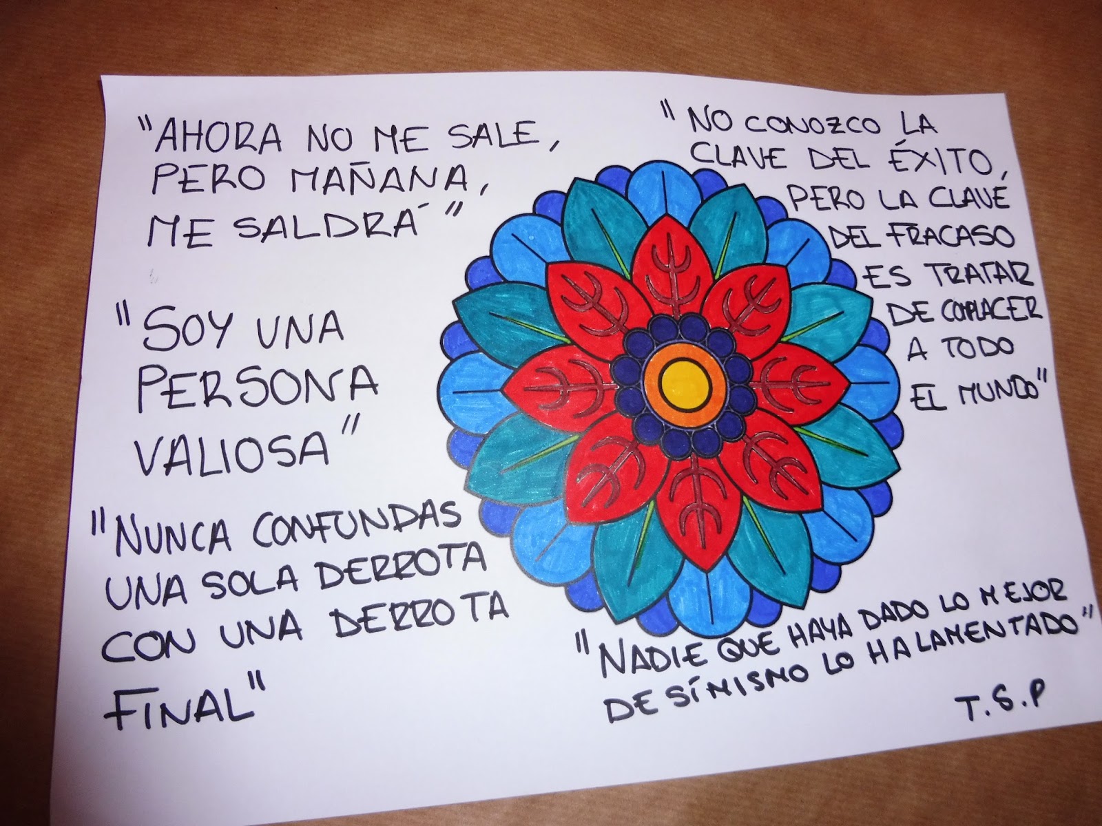 Galerías Digital: Mandalas para nuestra autoestima. 3º B Secundaria.