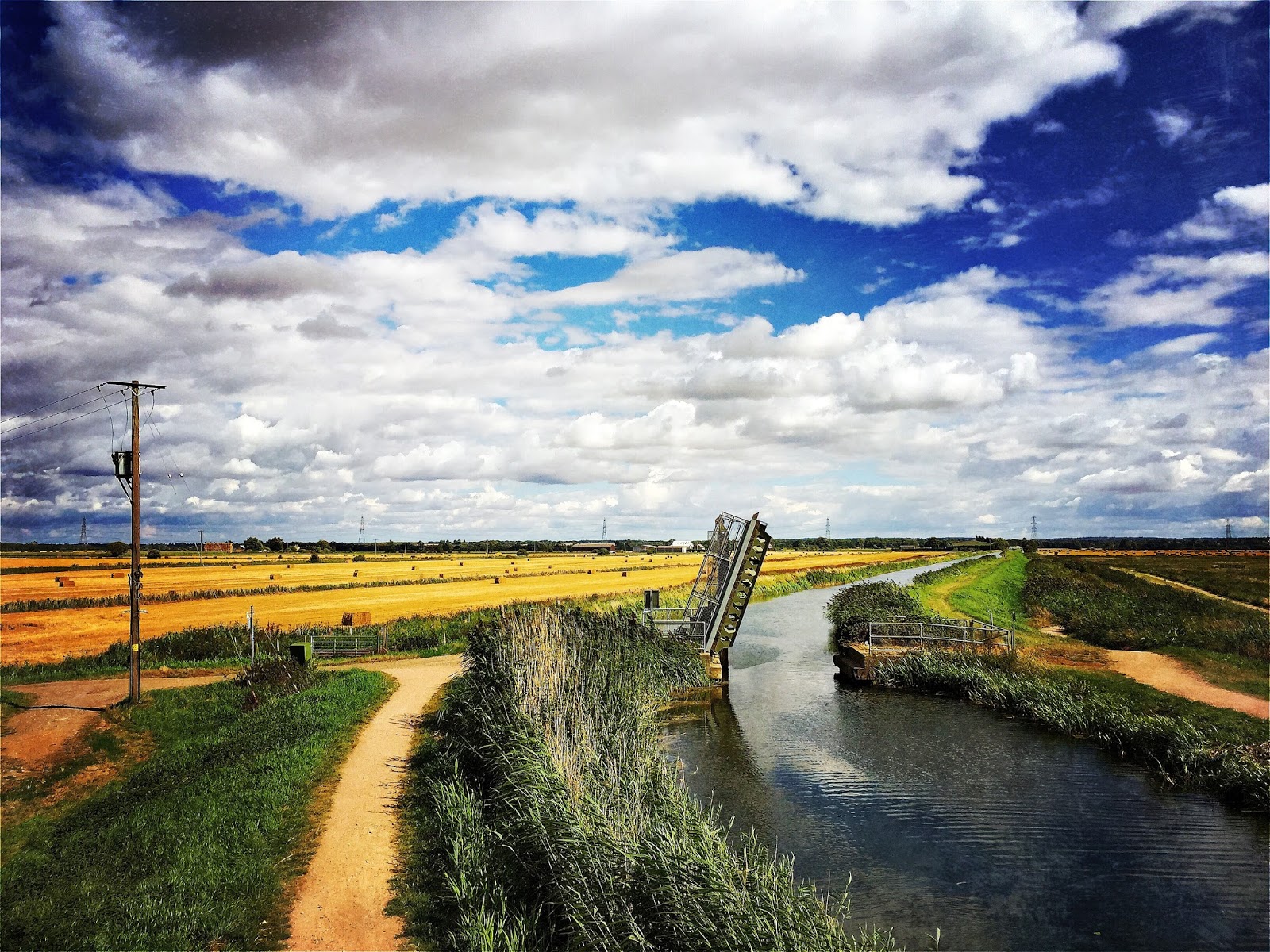 Some colour photos of the Lodes Way and the River Cam by Grantchester ...