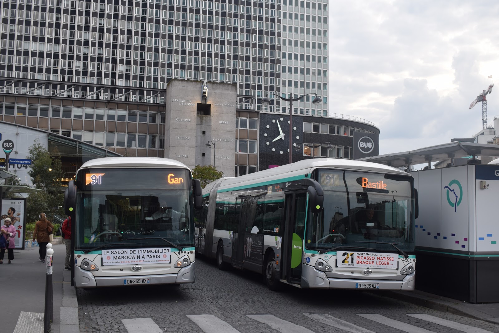 Les IvecoBus UrbanWay 18 Hybride débarquent sur la ligne de bus RATP 91 ...