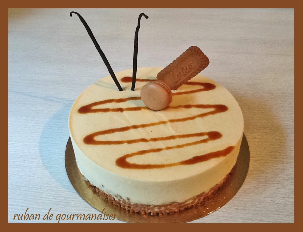 Ruban de Gourmandises: bavarois vanille insert crémeux au caramel sur ...