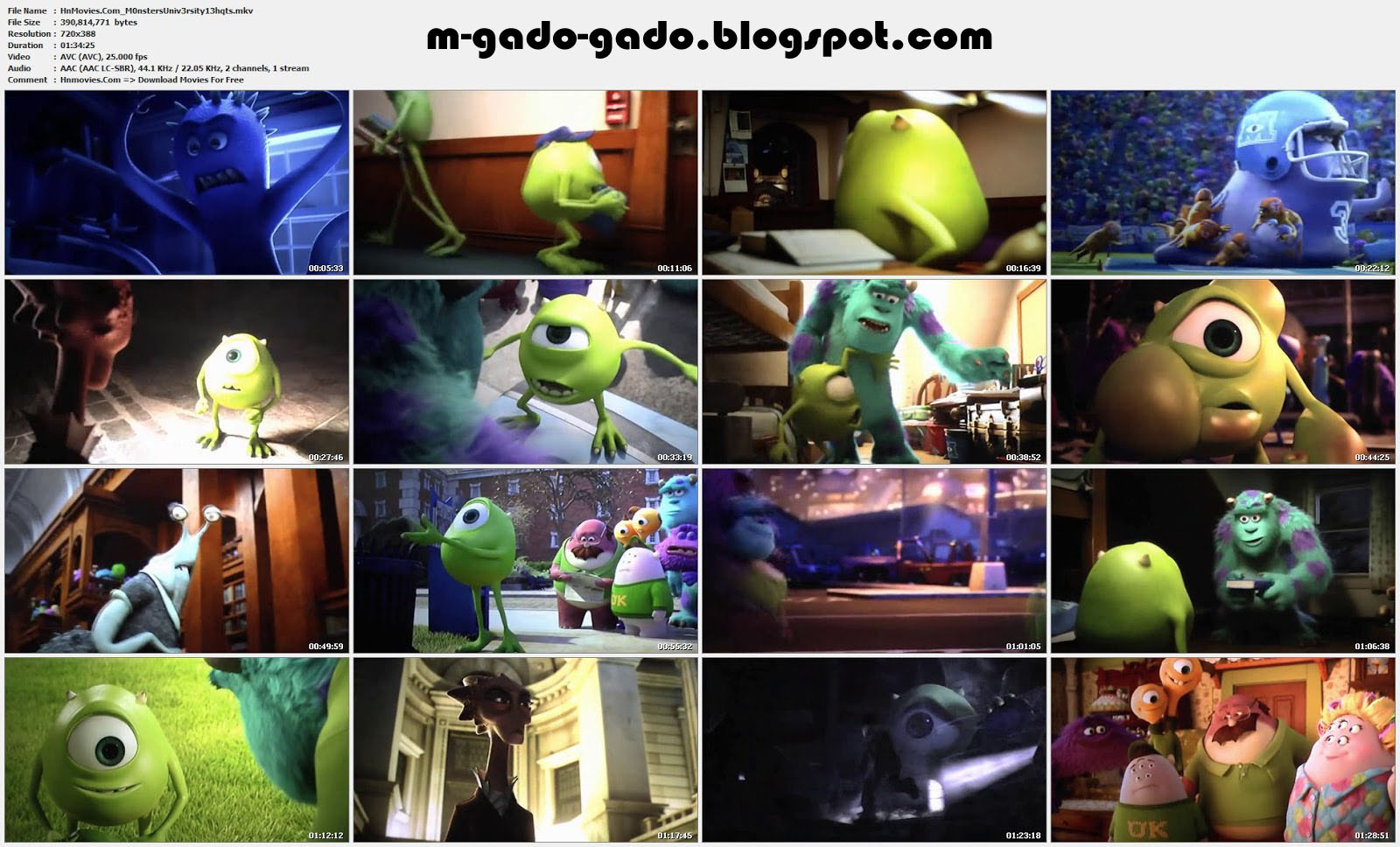 Monsters University [2013] HQ-TS 375MB - MAJA JAINUL