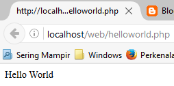 Cara Membuat Hello World di PHP | Catatan Programmer Males