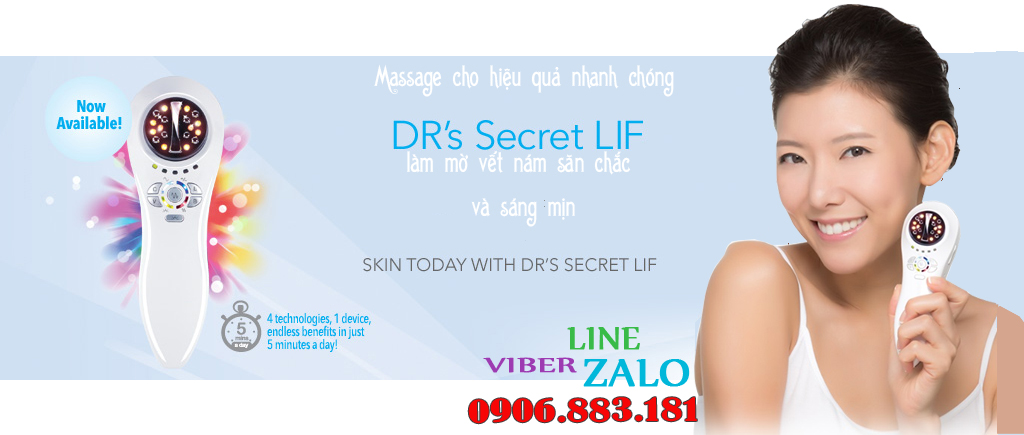DR's Secret Lif máy mát xa mặt