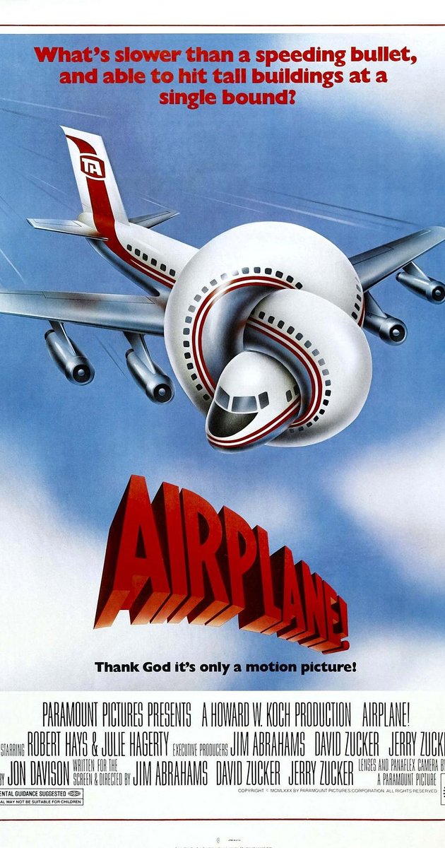 Book Junkie: "Airplane!" released 1980