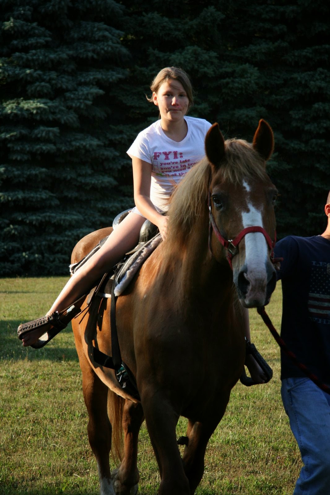 RubRide: girl horse ride
