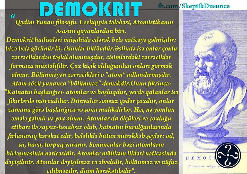 DEMOKRİT ~ düşünsənəə