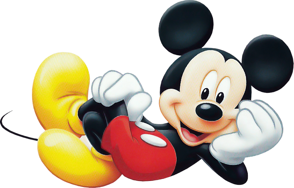 Personajes famosos: Mickey Mouse.