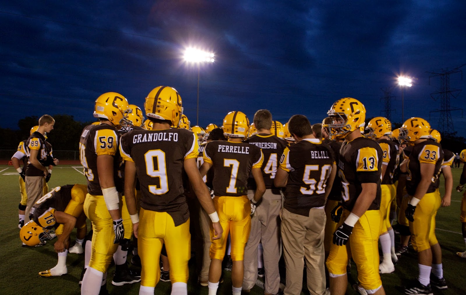 Mark Kodiak Ukena: IHSA Varsity Football: Marian at Carmel