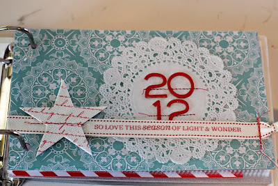 right here-right now: December Daily - Cover, Title Page and Day 1