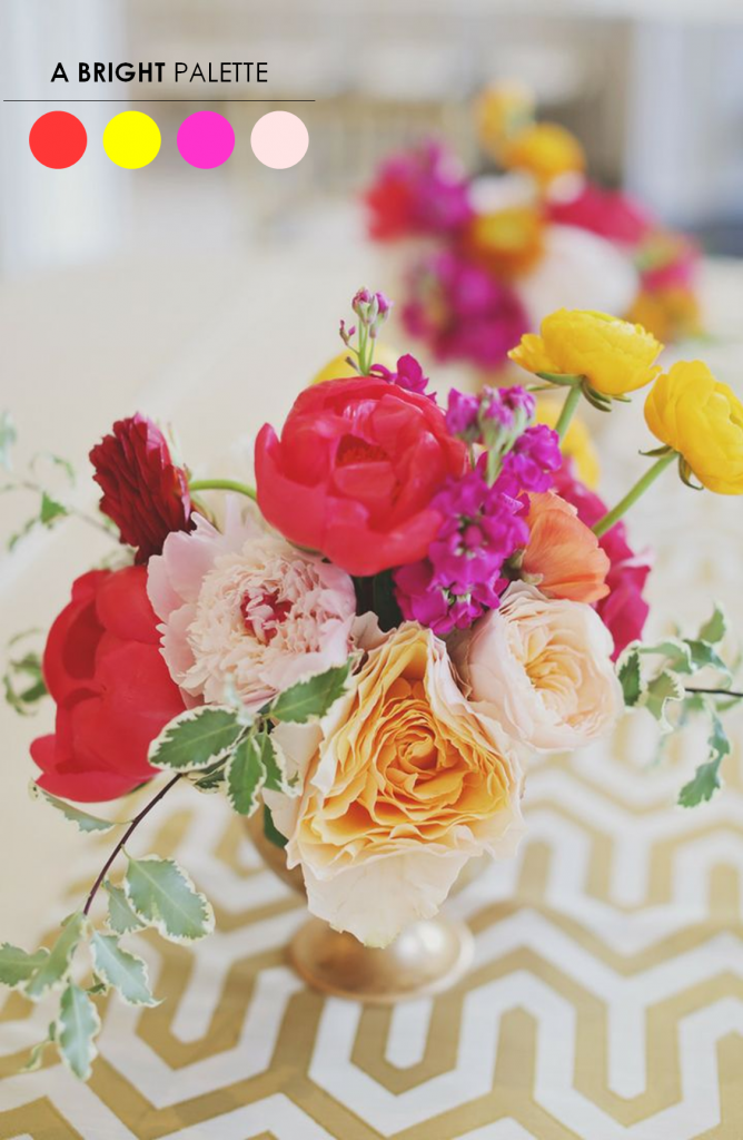 10 Color Inspiring Centerpieces - For Weddings + Parties | The Perfect ...