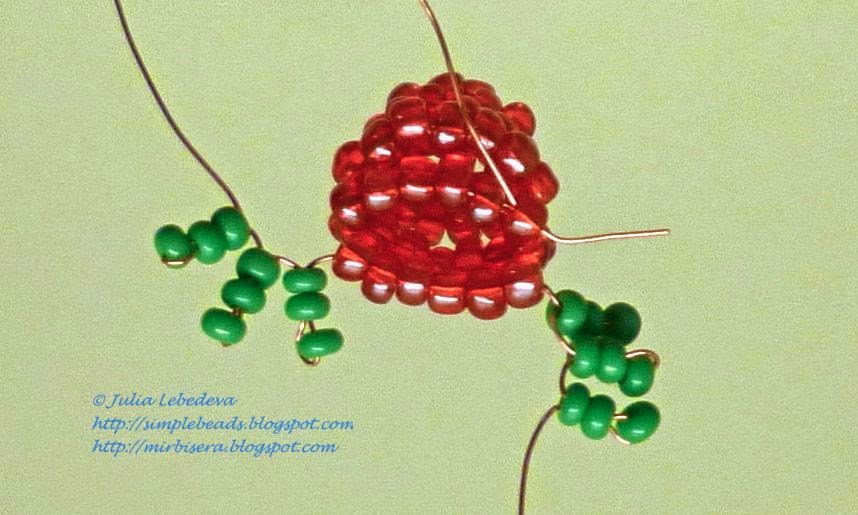 Beading for the very beginners: Raspberry