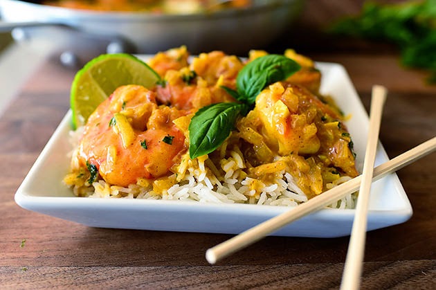 . Thurston Recipes: Coconut Curry Shrimp and Rice