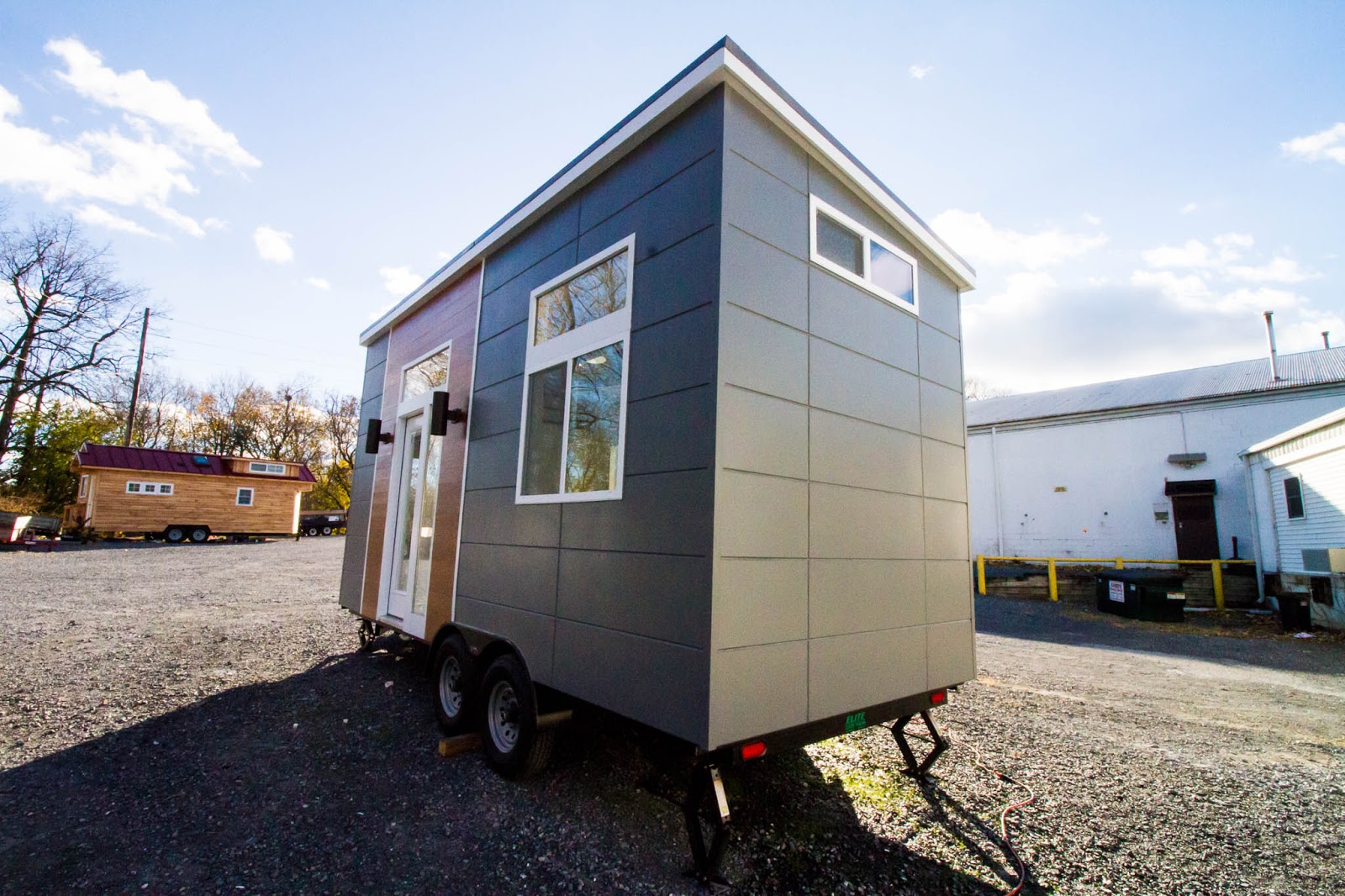 TINY HOUSE TOWN: Mid-Century Modern Tiny Home (170 Sq Ft)