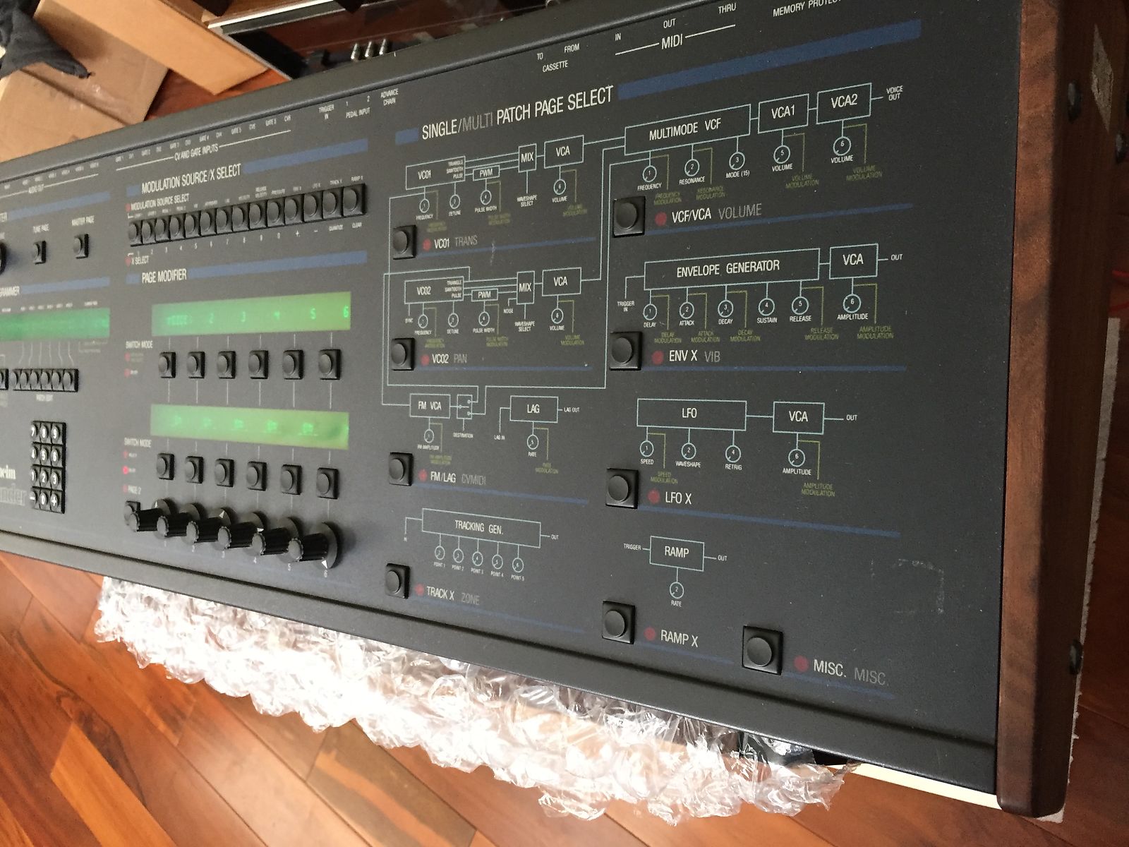 MATRIXSYNTH: Oberheim Xpander - 6-voice analog synth module - Built in USA