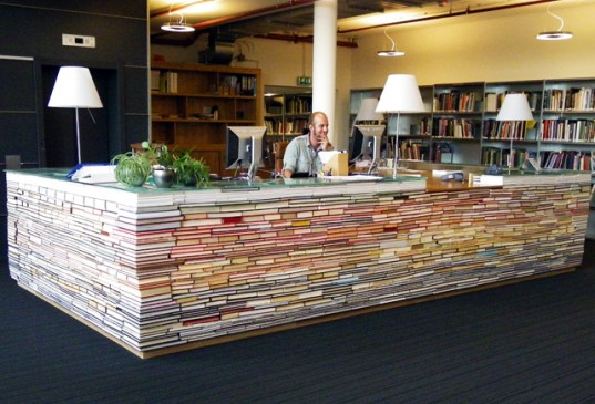 Bookshelf: Fond du Lac Public Library's circulation desk
