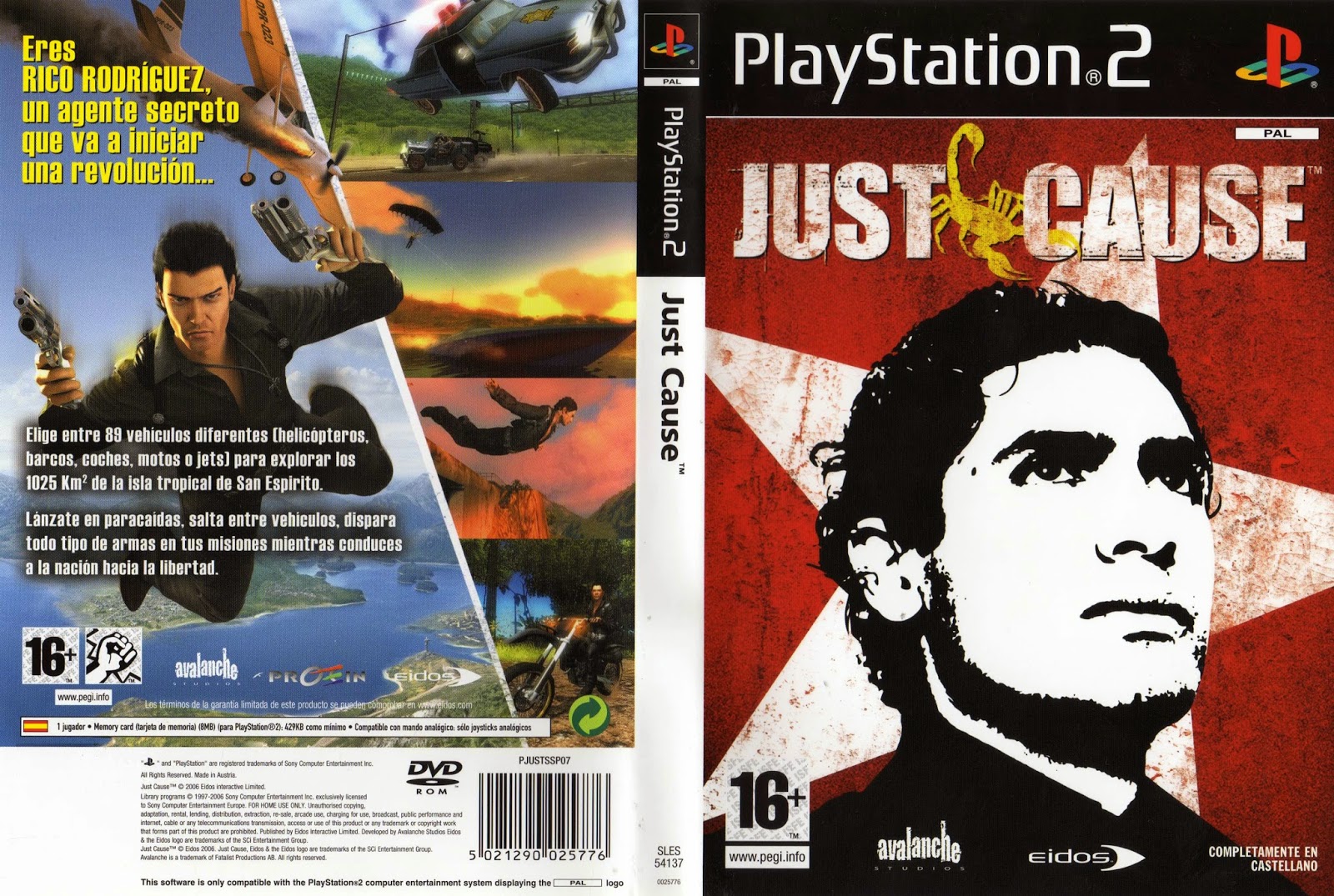 Coleccion Caratulas PS2: Just Cause