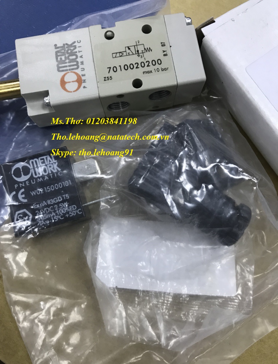 Van điện từ Metal Work 7010020200 - SOV 23 SOS NC