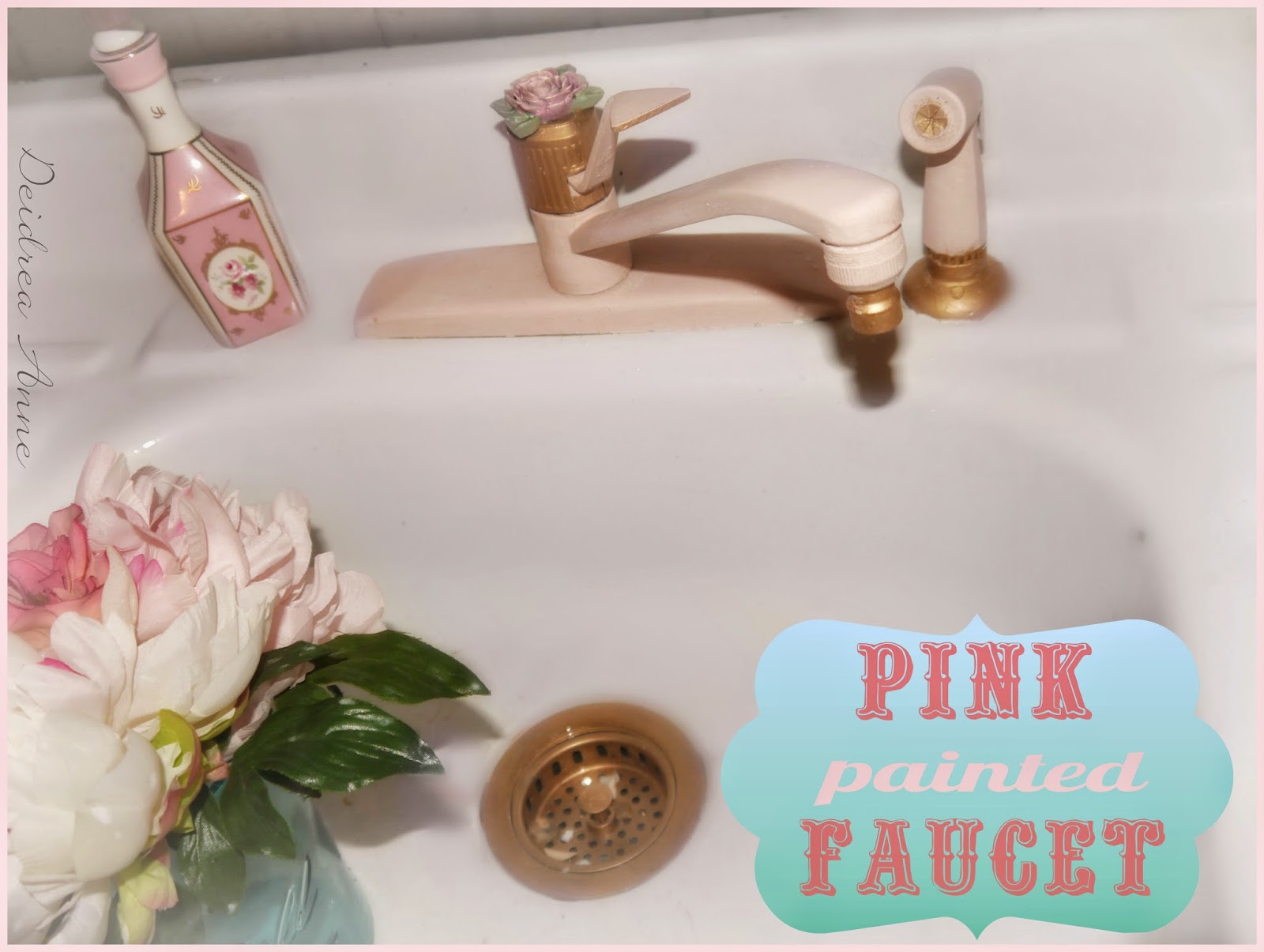 Suzy Homefaker: PINK PAINTED FAUCET