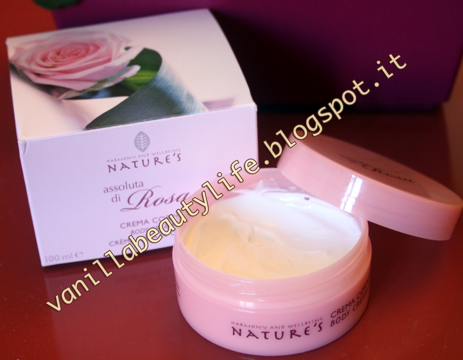 Vanilla Beauty: Nature's - Assoluta di Rosa (Crema Corpo)