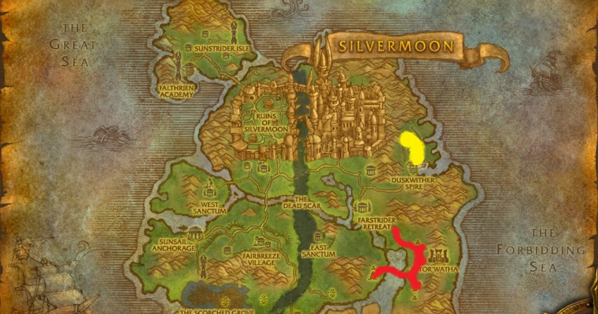 WoW Rare Spawns: Eversong Woods Rare Spawns