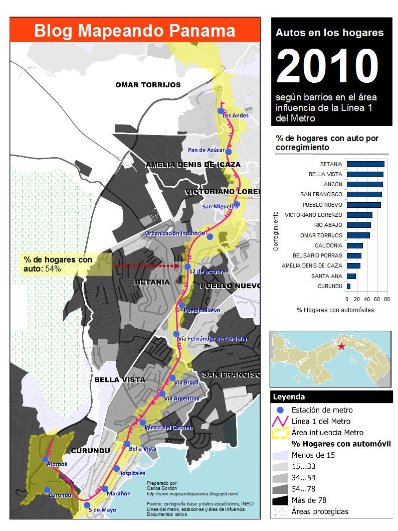 Mapeando Panama: La Línea 1 del Metro de Panamá: análisis demográfico y ...