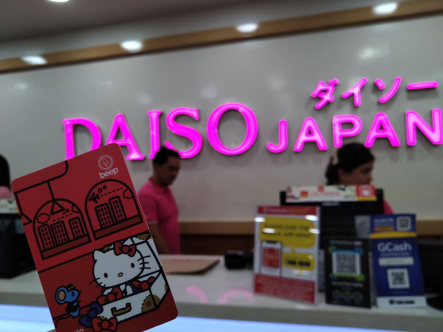 Beep Card Collabs with DAISO Japan for the Hello Kitty Card ~ Viva Manilena