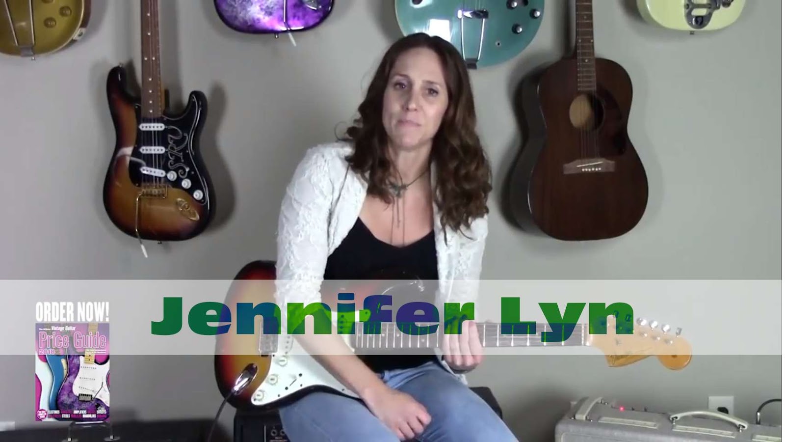 Jennifer Lyn: jams on a ’66 Strat - Vintage Guitar Magazine