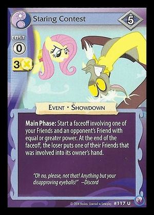 MLP Staring Contest CCG Cards | MLP Merch