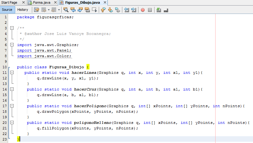 Administracion de base de datos.: Ejercicio No.2 en Netbeans.
