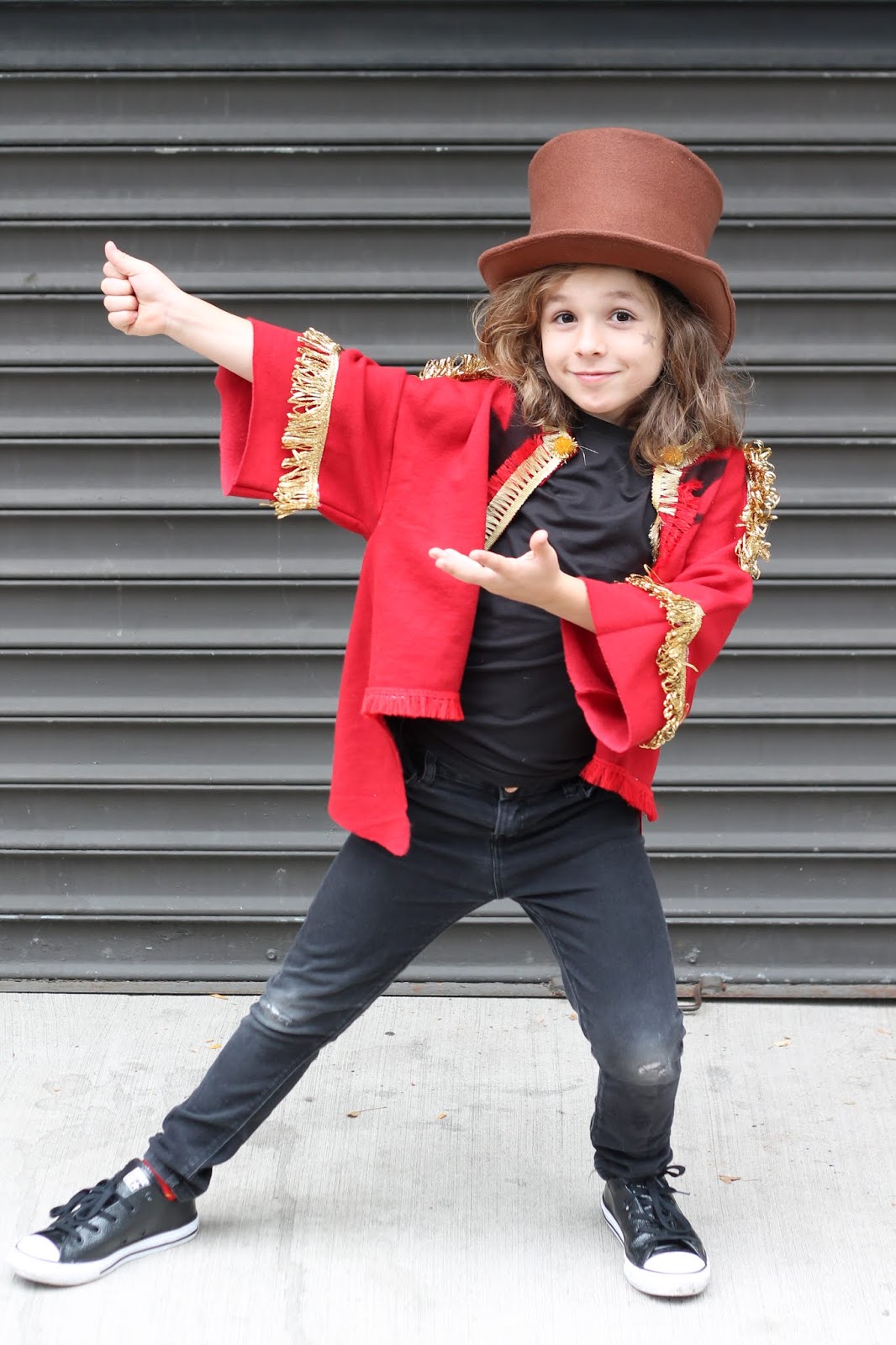 No-Sew DIY Ringleader Costume - TfDiaries