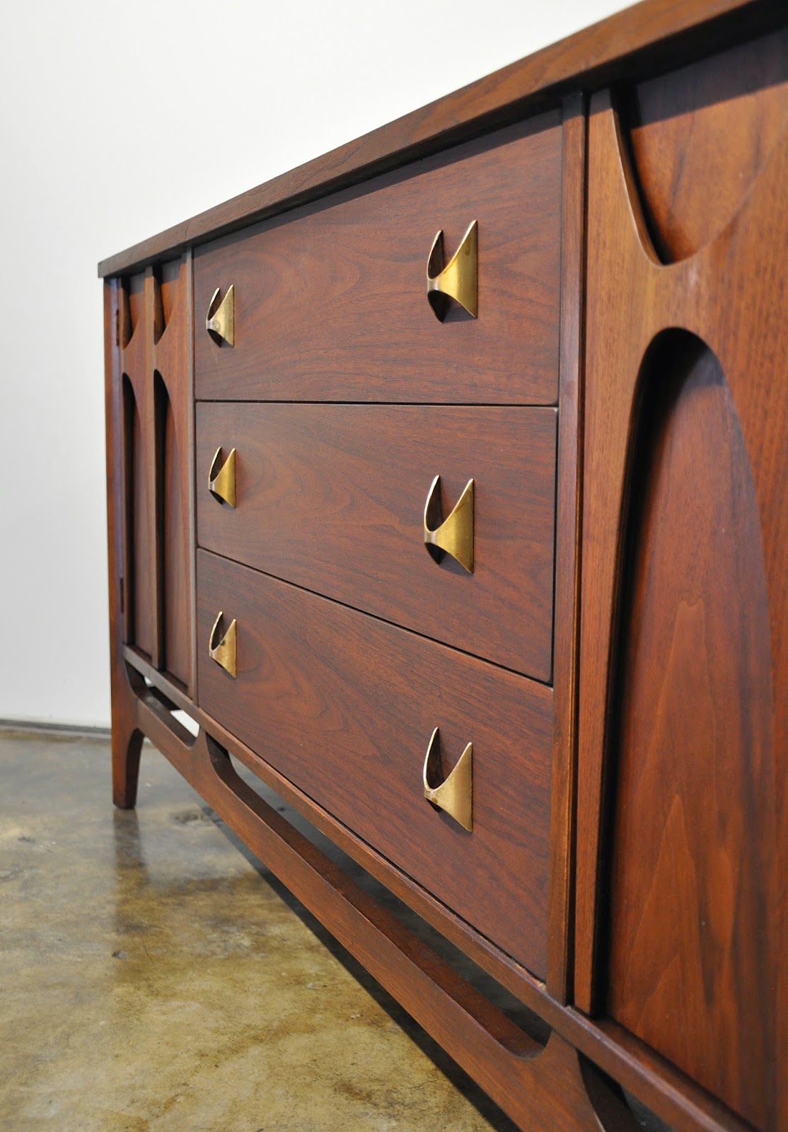 SELECT MODERN: Broyhill Brasilia Credenza, Buffet, Sideboard, Bar or ...